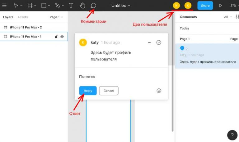 Подробный обзор интерфейса Figma | Convert Monster
